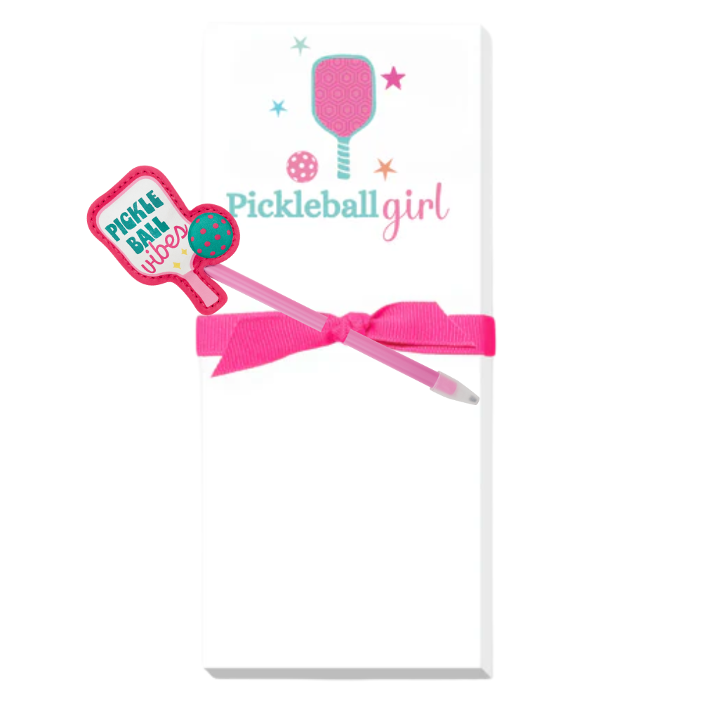 Pickleball Love Notepad & Pen Set | Born to Rally