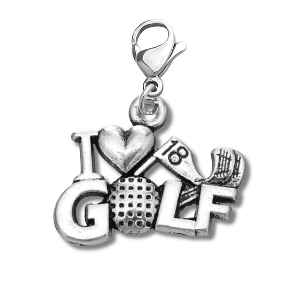 Golf Clip On Zipper Pull - SPORTYBELLA