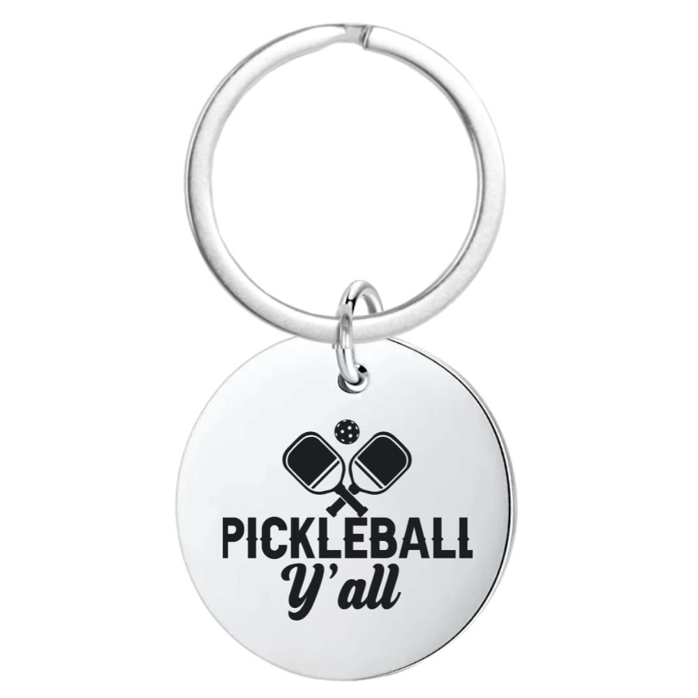 Pickleball Y'all Keychain - Handmade in the USA | Born to Rally
