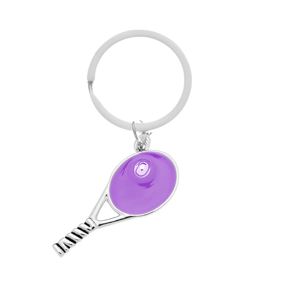 Tennis Racket Keychain - Satisfaction Guaranteed | Born to Rally