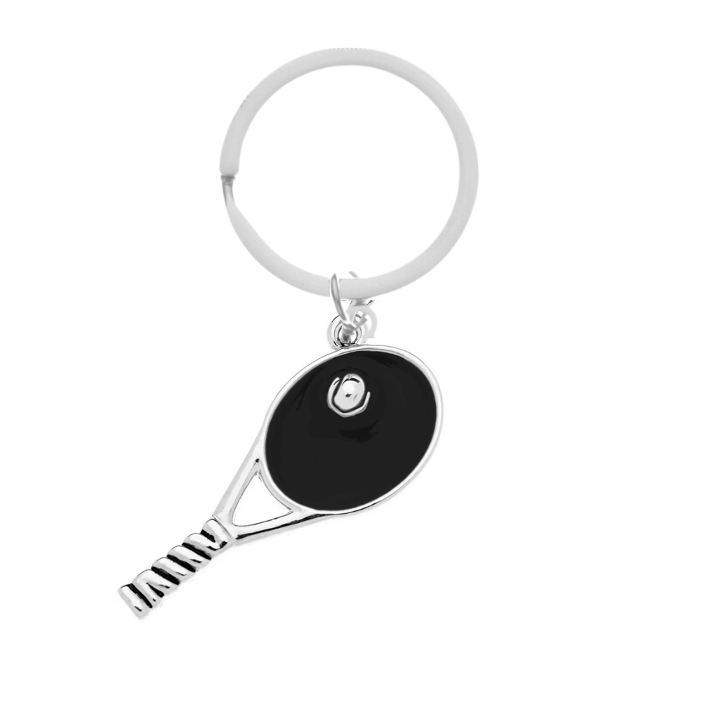 Tennis Racket Keychain - Satisfaction Guaranteed | Born to Rally