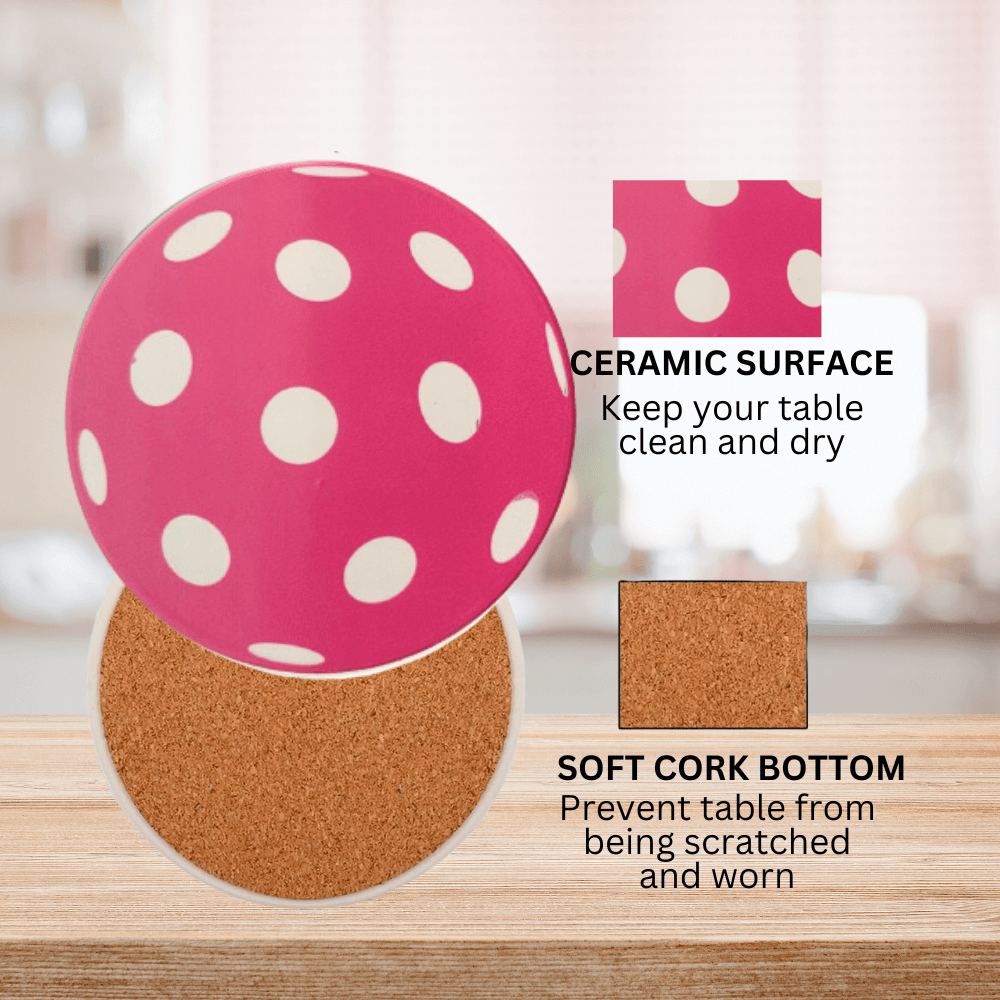 Pickleball Ball Coasters - Different Colors - 6 pc Set | Born to Rally