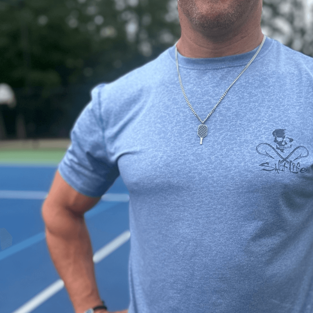 Men's Pickleball Carbon Fiber Necklace - USA Made | Born to Rally
