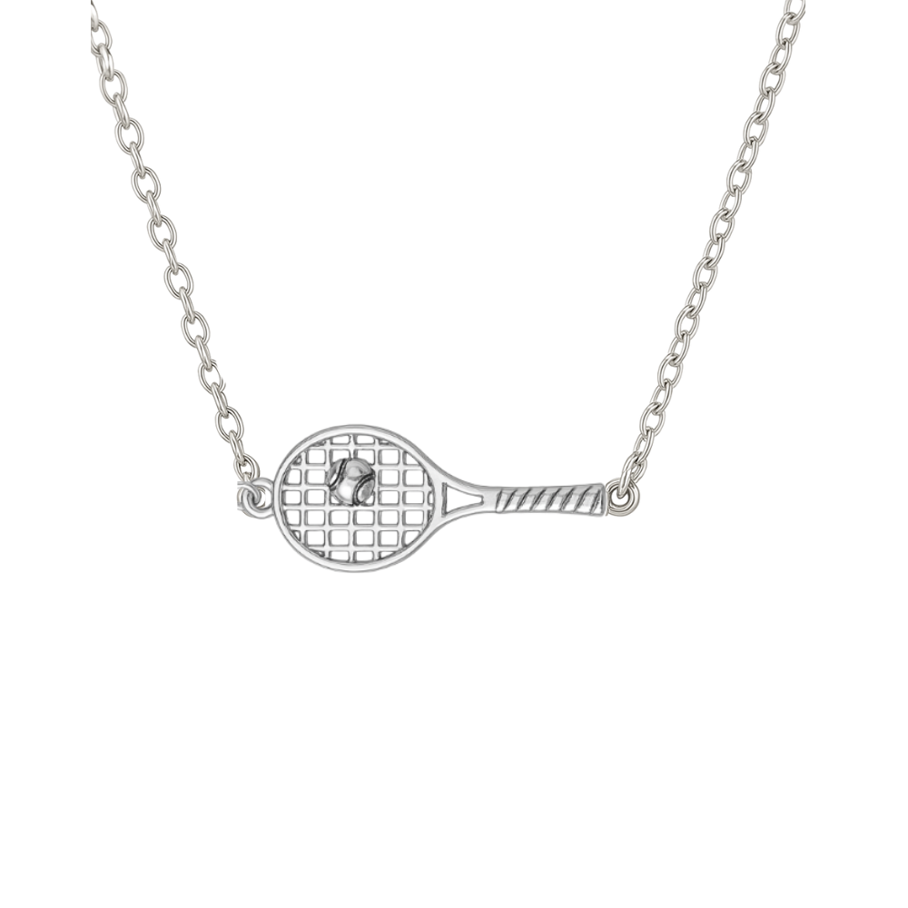 Tennis Racket Necklace - Gold - Made in the USA | Born to Rally