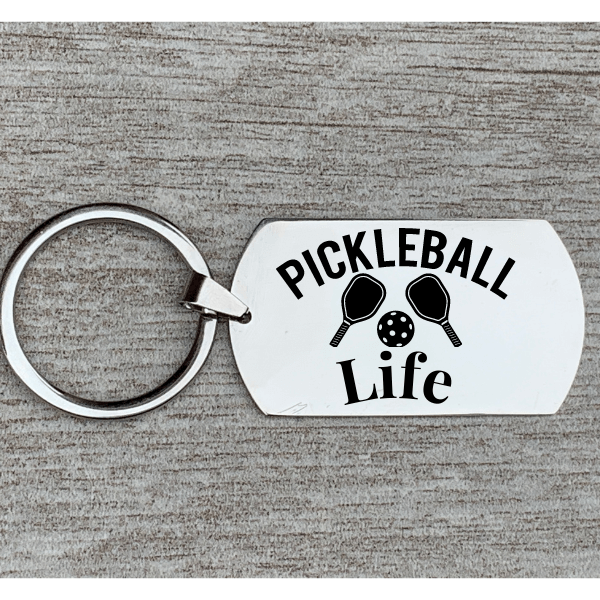 Pickleball Life Keychain - Handmade in the USA | Born to Rally